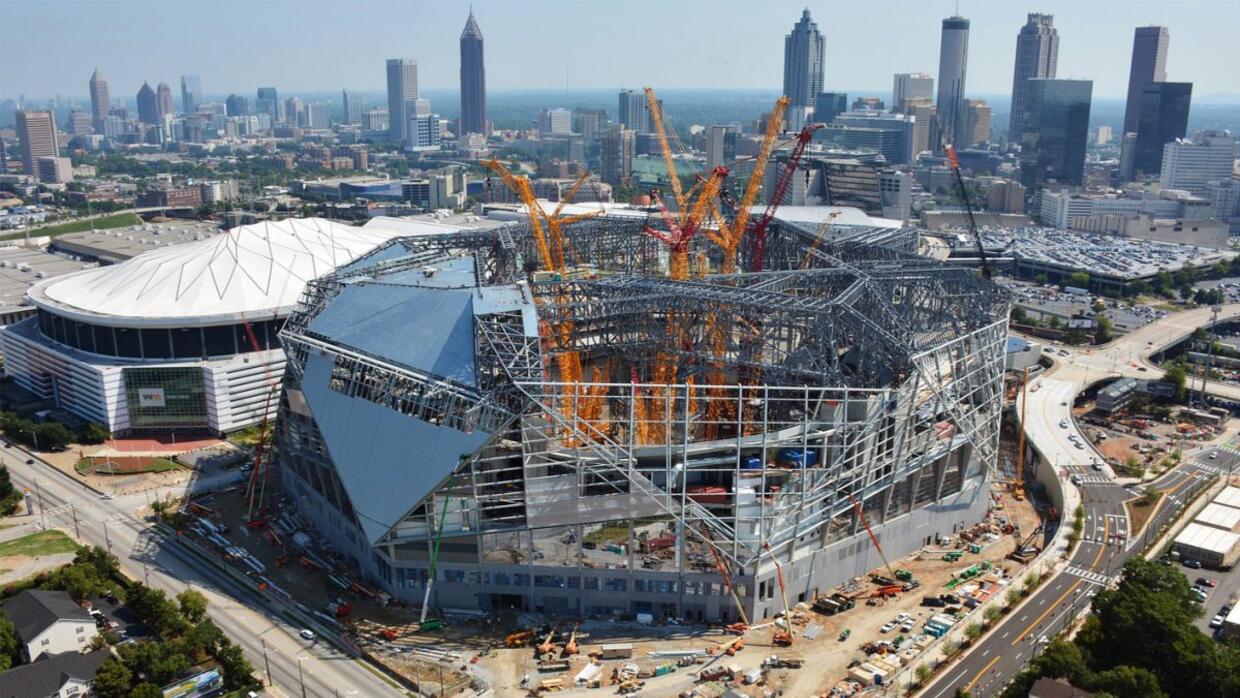 Atlanta está construyendo un estadio de 1,200 millones de dólares que ...